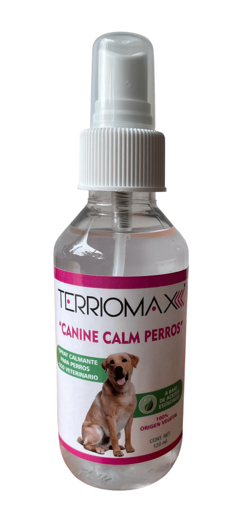 CANINE CALM (SPRAY CALMANTE PARA PERRO) 120 ml TERRIOMAX 0781100168318 ...