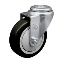 4 Inch Solid Polyurethane Wheel Bolt Hole Caster with Total Lock Brake ...