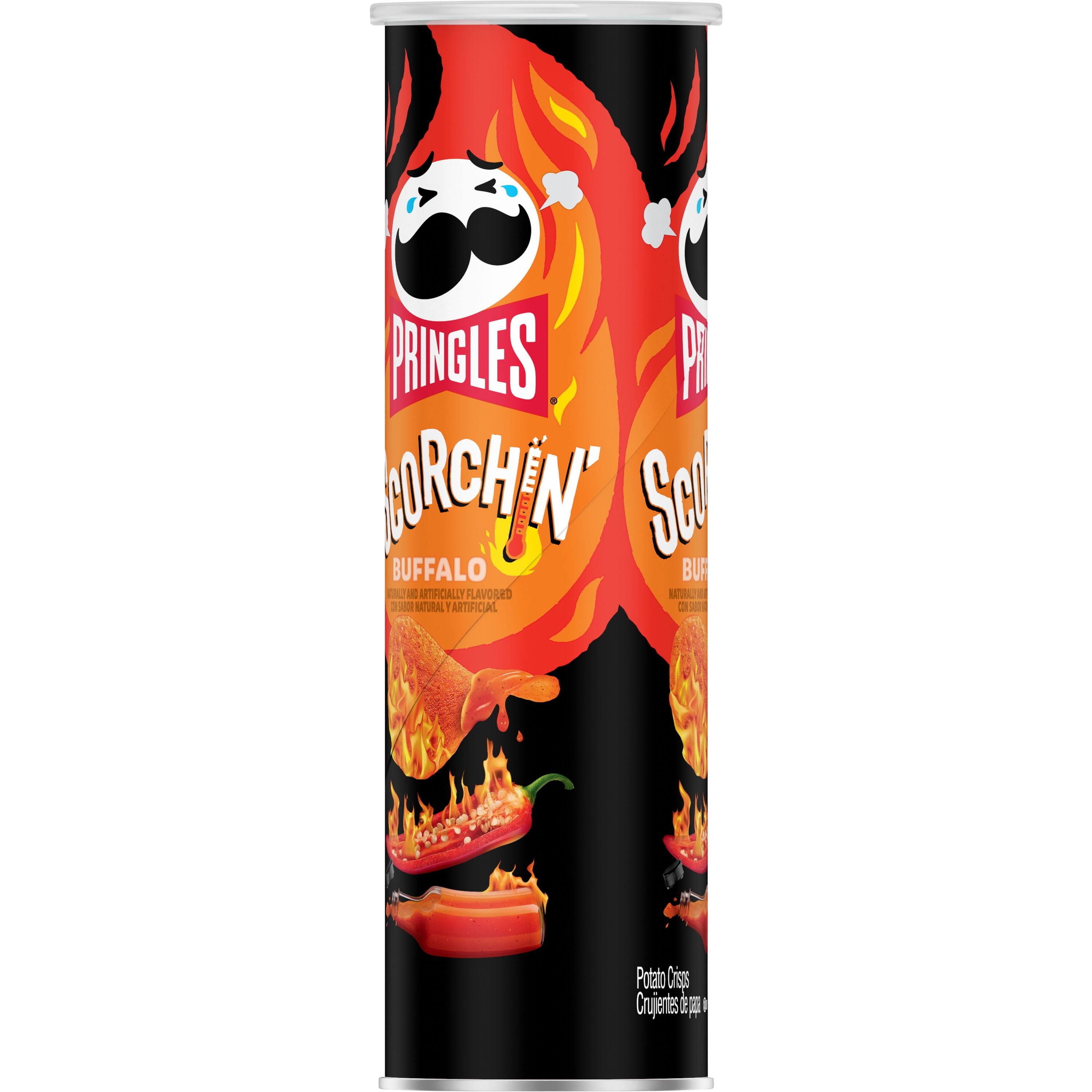Buy Pringles Potato Crisps Chips, Scorchin' Buffalo, 5.5 oz Online at ...
