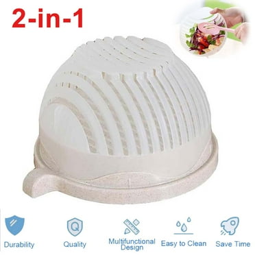 Quick Salad Maker Chopper Salad Cutter Bowl Swiftly Dice Fruits ...