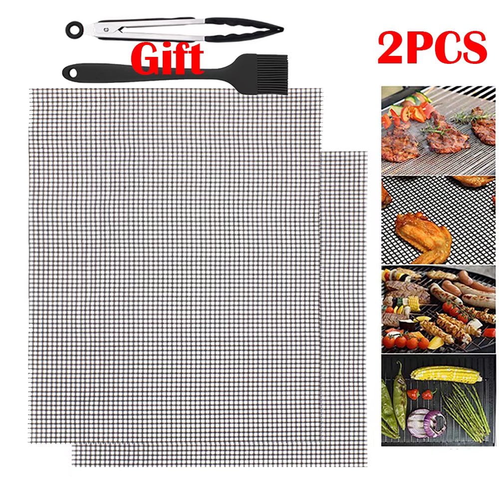 BBQ Grill Mesh Mat,Haomacro High Temperature Resistant Reusable ...