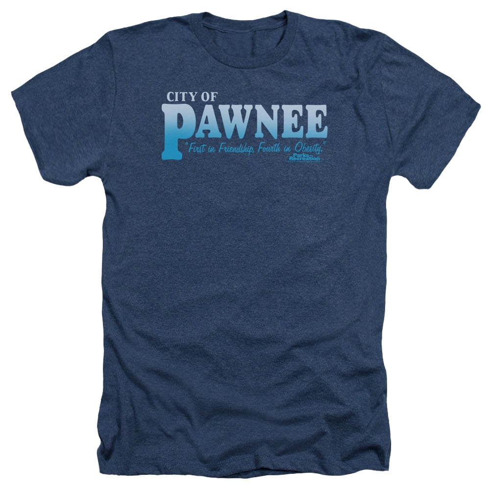 Parks and Recreation Pawnee Mens Heather Shirt - Walmart.com