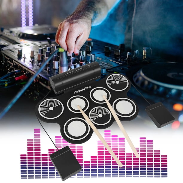 Roll Up Portable Drum Set For Kids Adults Electronic Drum Pad | Walmart ...