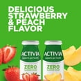 Activia Zero 0g Added Sugar* Peach and Strawberry Probiotic Dailies ...