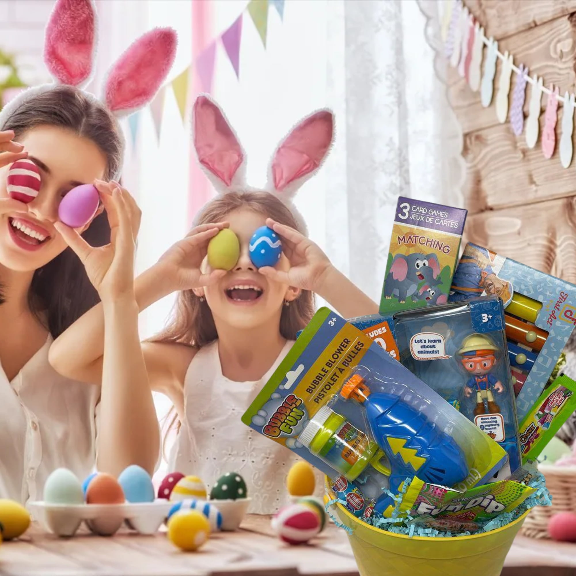 Blippi Easter Gift Basket Includes Blippi Surprise Boxes