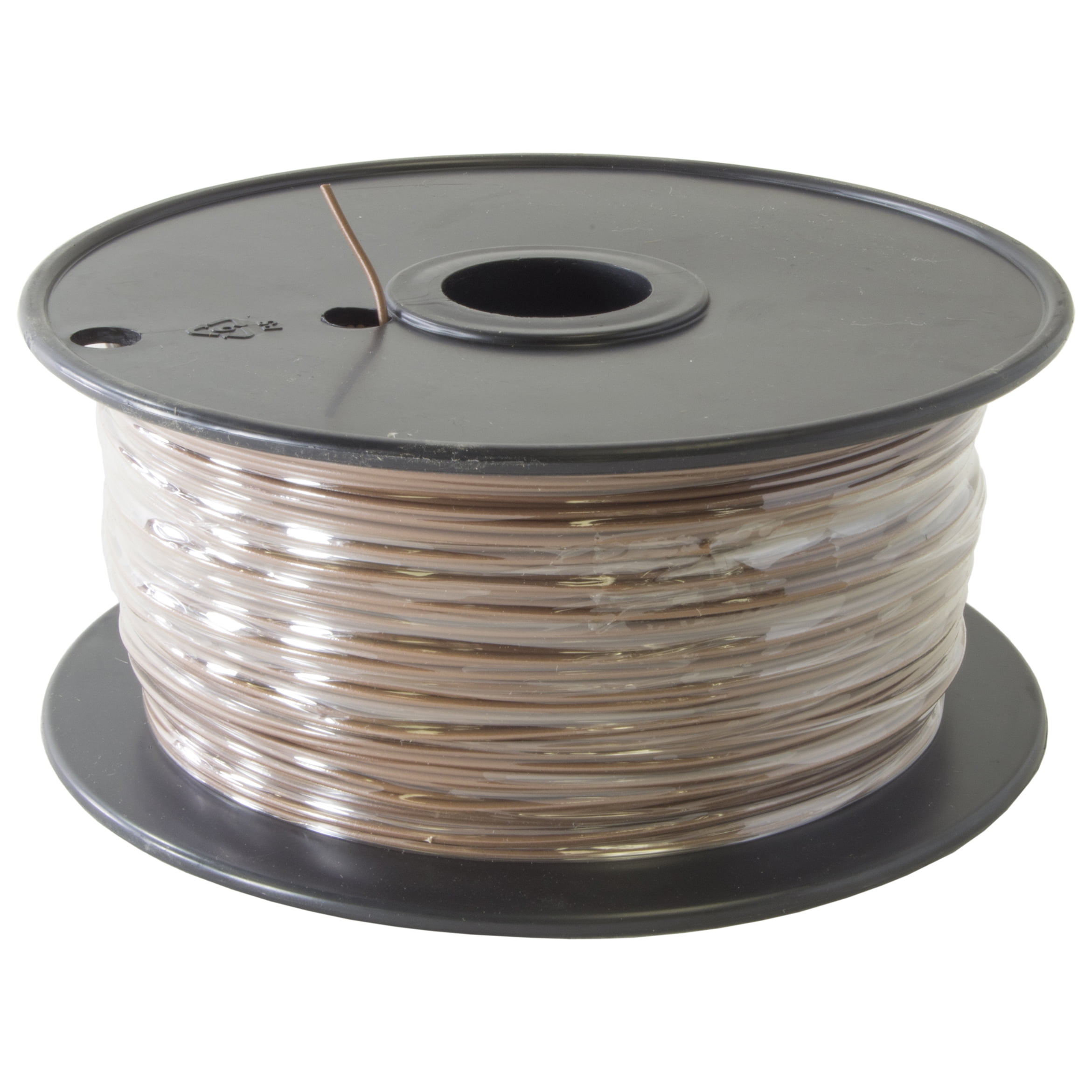 1000 Foot, 22 Gauge Solid Hook Up Wire - Brown - Walmart.com