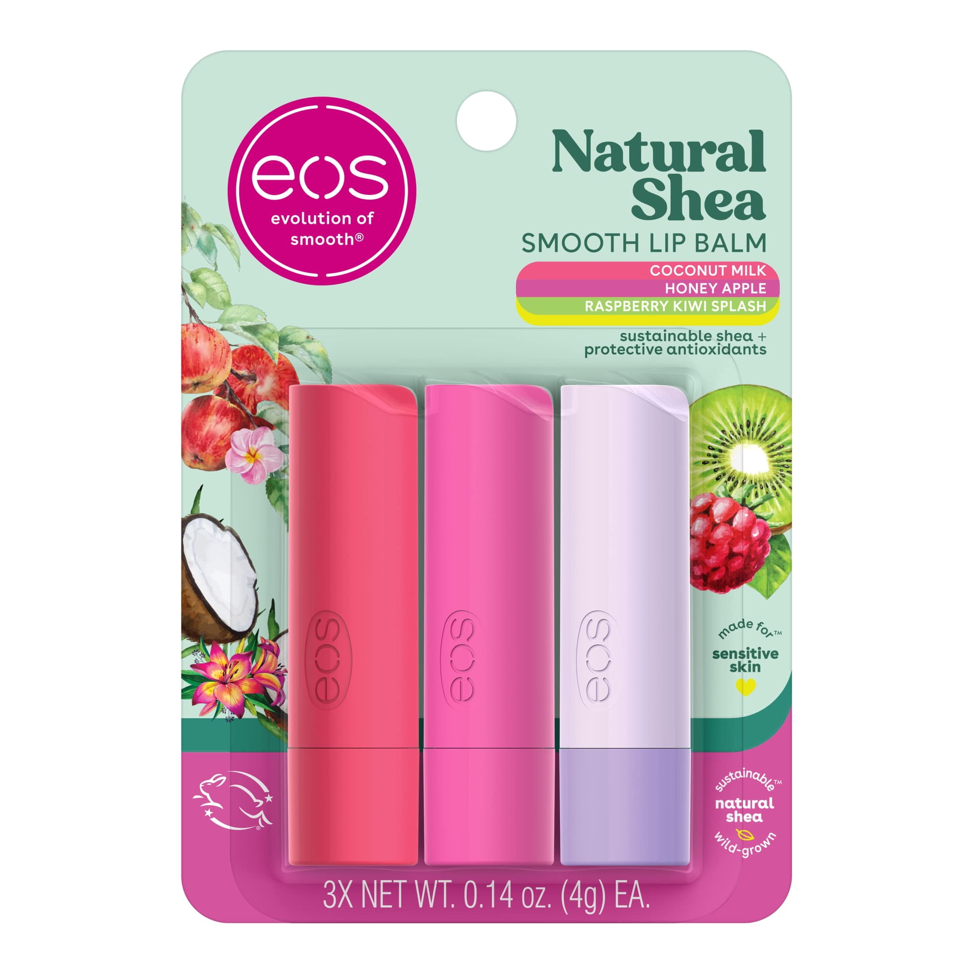 Click here for Eos Natural Shea Lip Balm Honey Apple Coconut Milk... prices