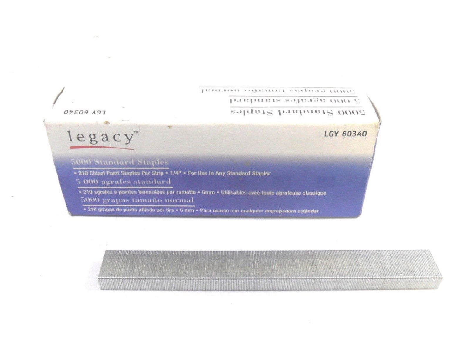 Legacy 5000 Standard Staples LGY 60340 210 Chisel Point Staples per ...