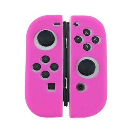 Joycon Anti Slip Silicone Rubber Grip Skin Case Cover For Switch Joy ...