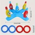 Bowling Set for Student, Inflatable Pins, Pool Rings, All Ages Toys ...