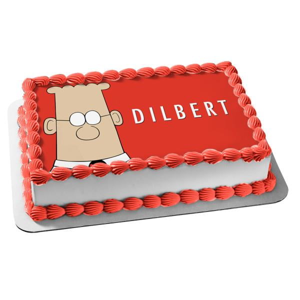 Dilbert Comic Cartoon TV Show Office Humor Edible Cake Topper Image ...