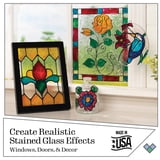 Gallery Glass Stained Glass Acrylic Paint Kit, 8 Piece Glass Paint Set ...
