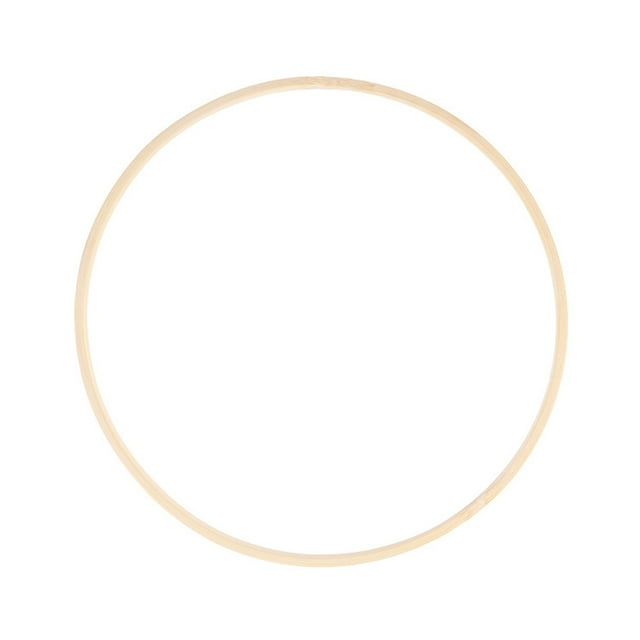 OUNONA Wooden Hoop Ring Craft Wreath Dream Catcher Rings Hoops Wood ...