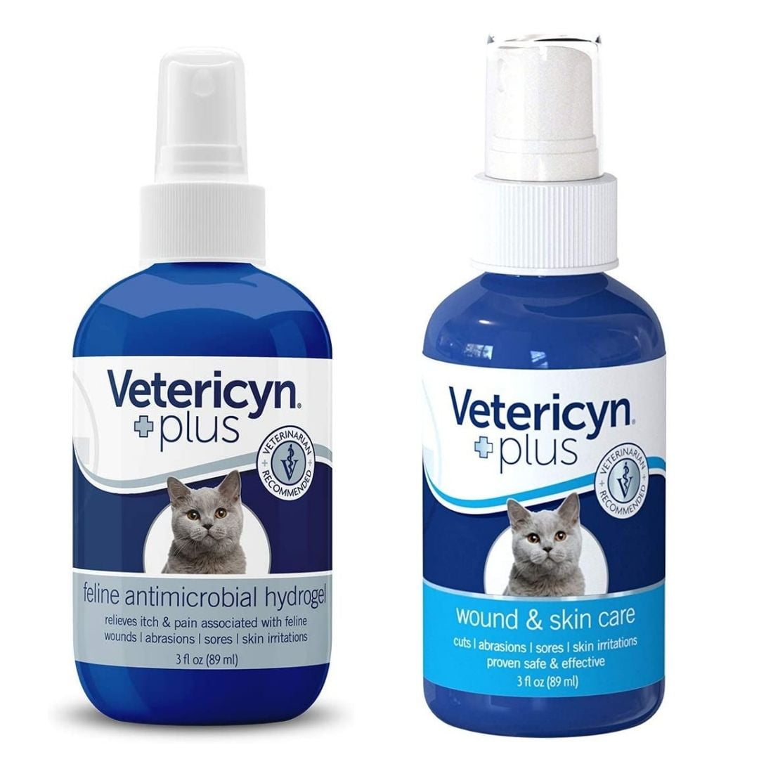 Vetericyn Plus Antimicrobial Feline Wound Care. Includes Feline ...