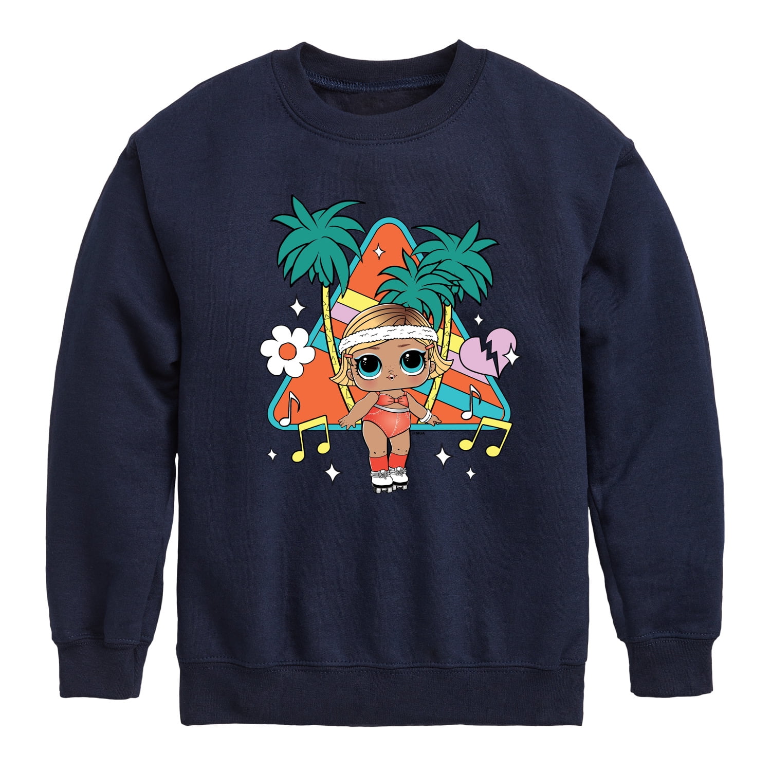 Lol Surprise! - Boogie Babe Palm Trees - Toddler And Youth Crewneck ...