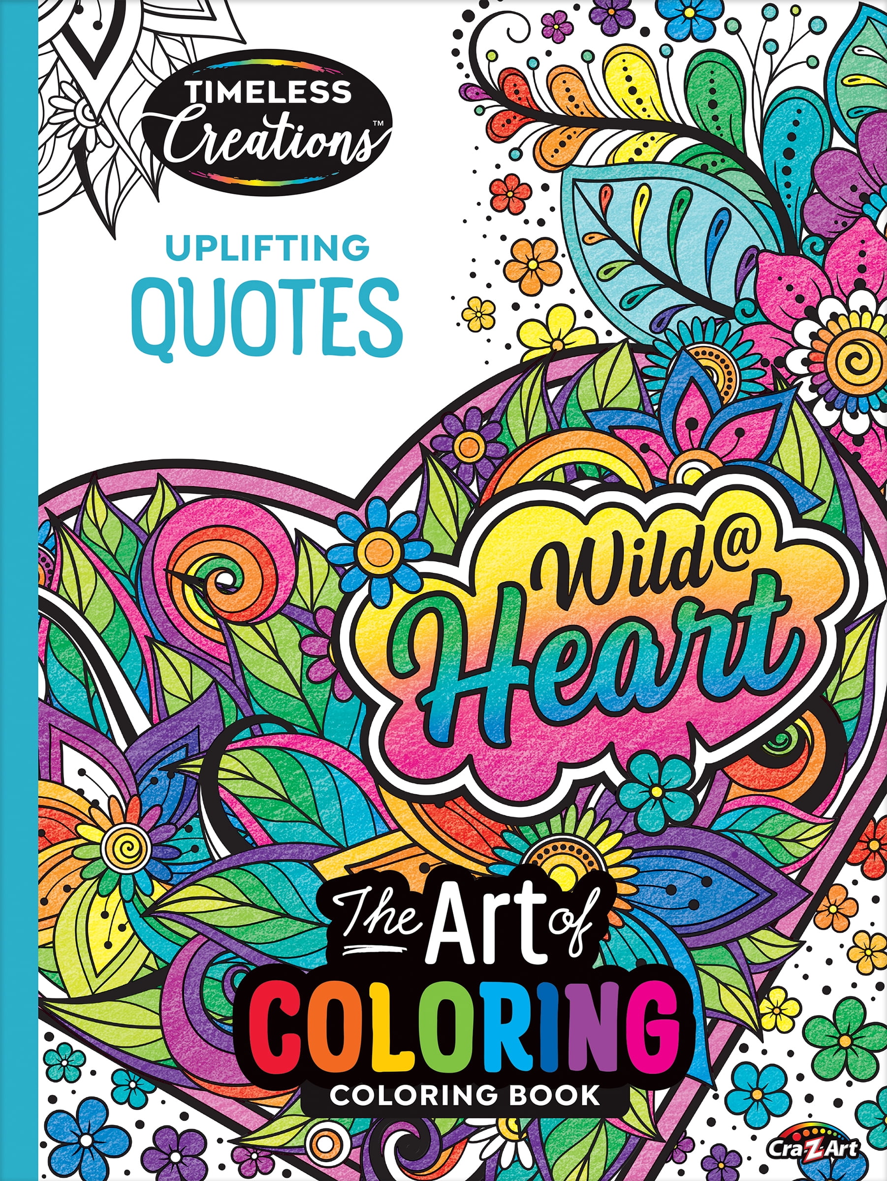 Cra-Z-Art’s Timeless Creations Adult Coloring Book, Wild at Heart, 64 ...