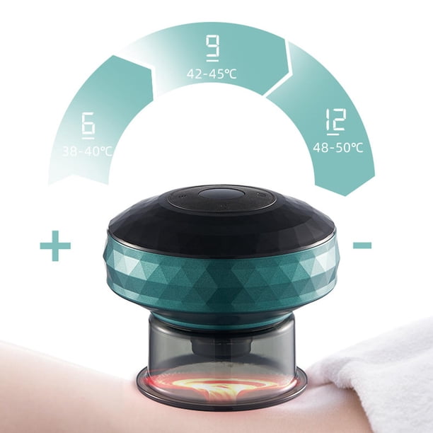 Smart Cupping Set, Handheld with Red Light Electric Tool for Leg Green ...