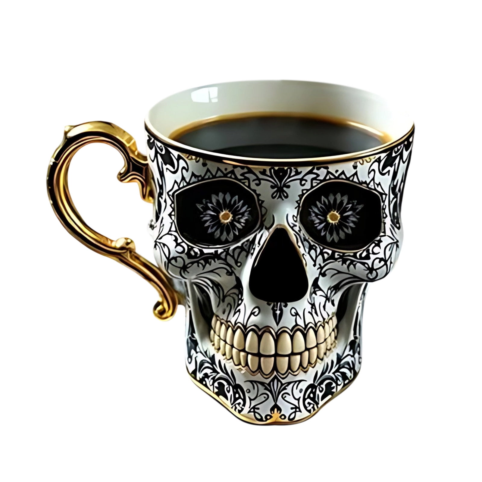 Click here for Ahmt Royal Skull Coffee Mug  Halloween Skull Cup... prices