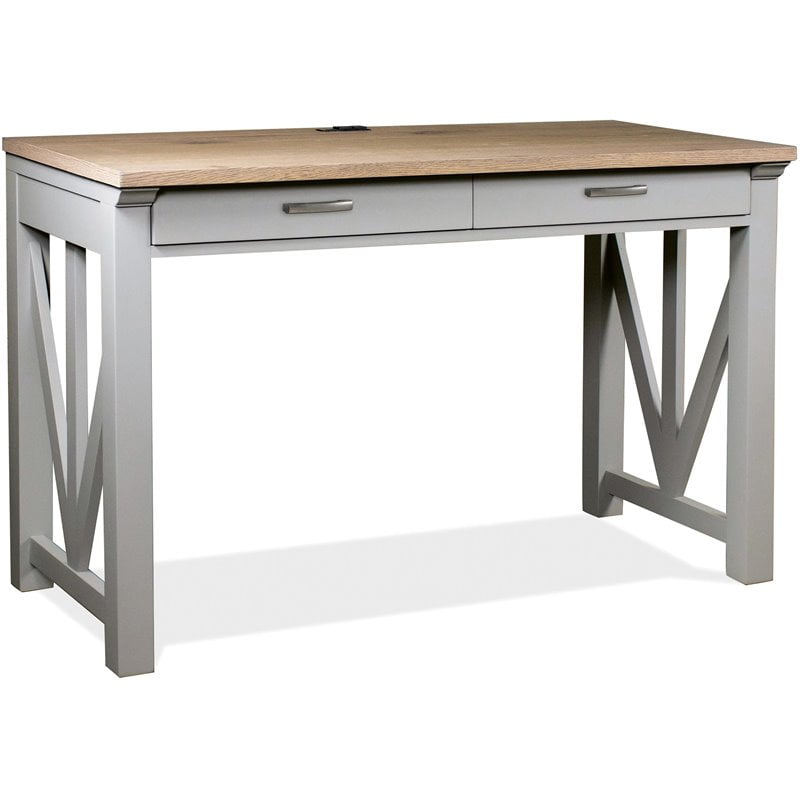 Riverside Furniture Osborne 30" Wood Nesting Computer Desk in Timeless ...