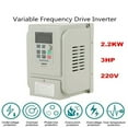 2X 2.2KW 3HP 220V Variable Frequency Drive Inverter CNC VFD VSD Single to 3 Phase - Walmart.com