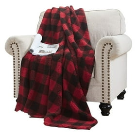 Classic Red Plaid Design Throw Blanket, 50"x60" - Walmart.com