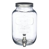Circleware, Mini Yorkshire Clear Glass Beverage Dispenser with Spigot ...