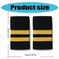 2lots Uniform Shoulder Badge Aviation Uniform Epaulet Flight Attendant ...