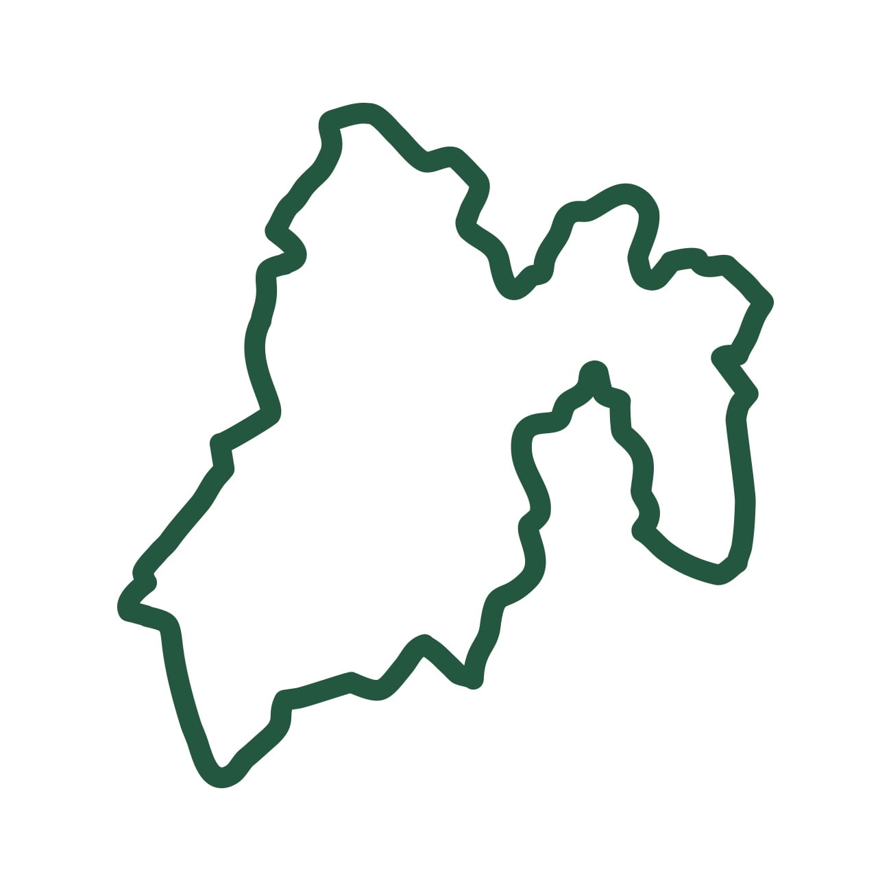 State of Mexico State Shaped Sticker Decal Die Cut - Self Adhesive ...