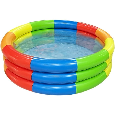 Inflatable Baby Pool, 36'' x 10'' Rainbow Kiddie | Walmart Canada