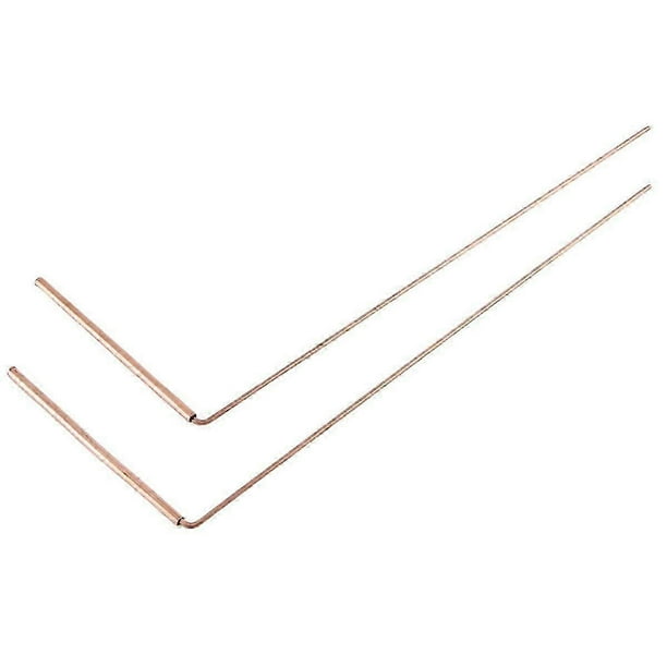 Copper Dowsing Rods for Water Divining - 2-Piece Pure Copper Divining ...