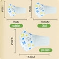 10Pcs Cute Airplane Print Disposable Face Masks Individually Packaged 3 ...