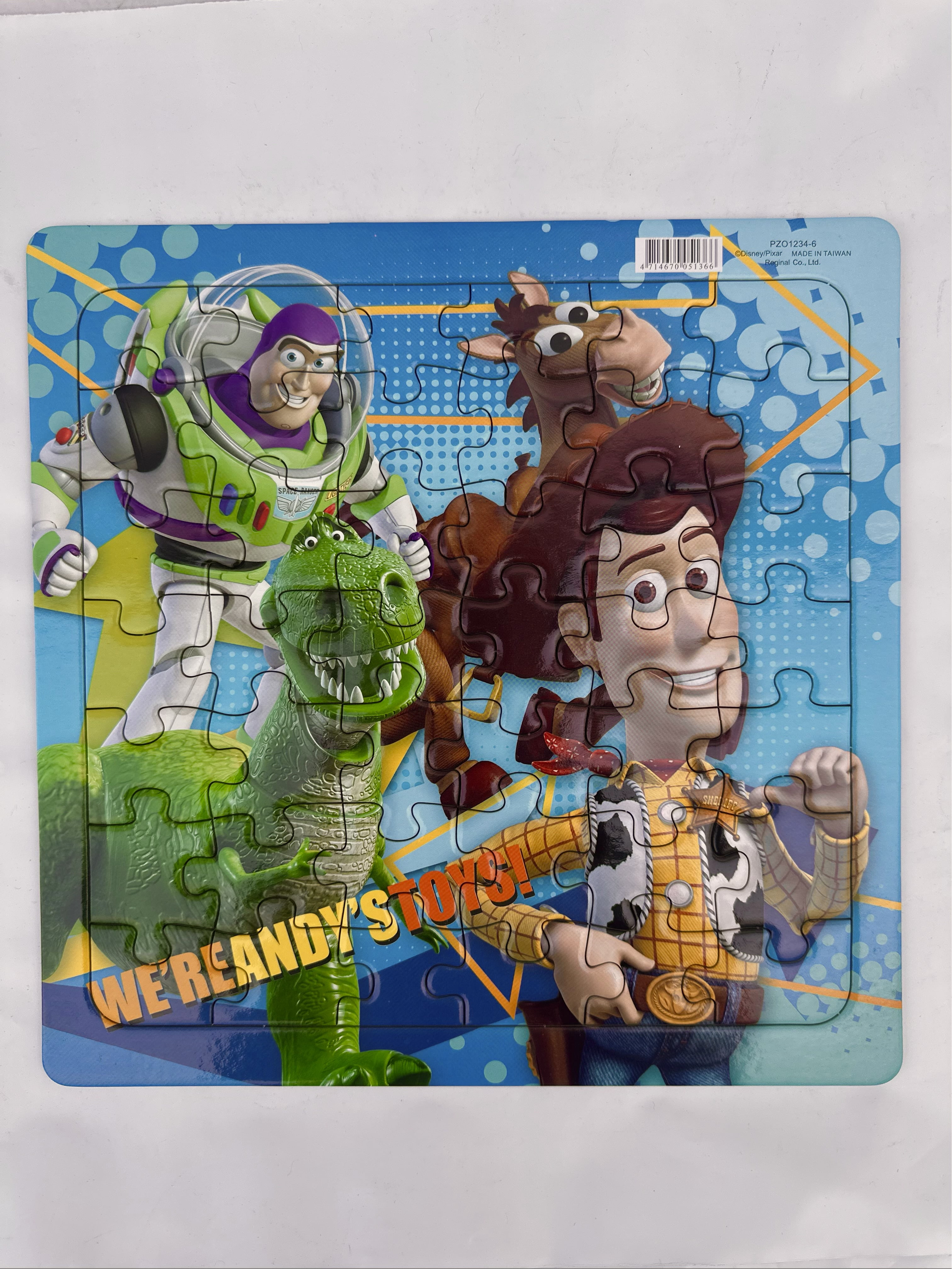 Disney Pixar's Toy Story 3 Buzz, Woody, and BullseyeJigsaw Puzzle (42pc ...