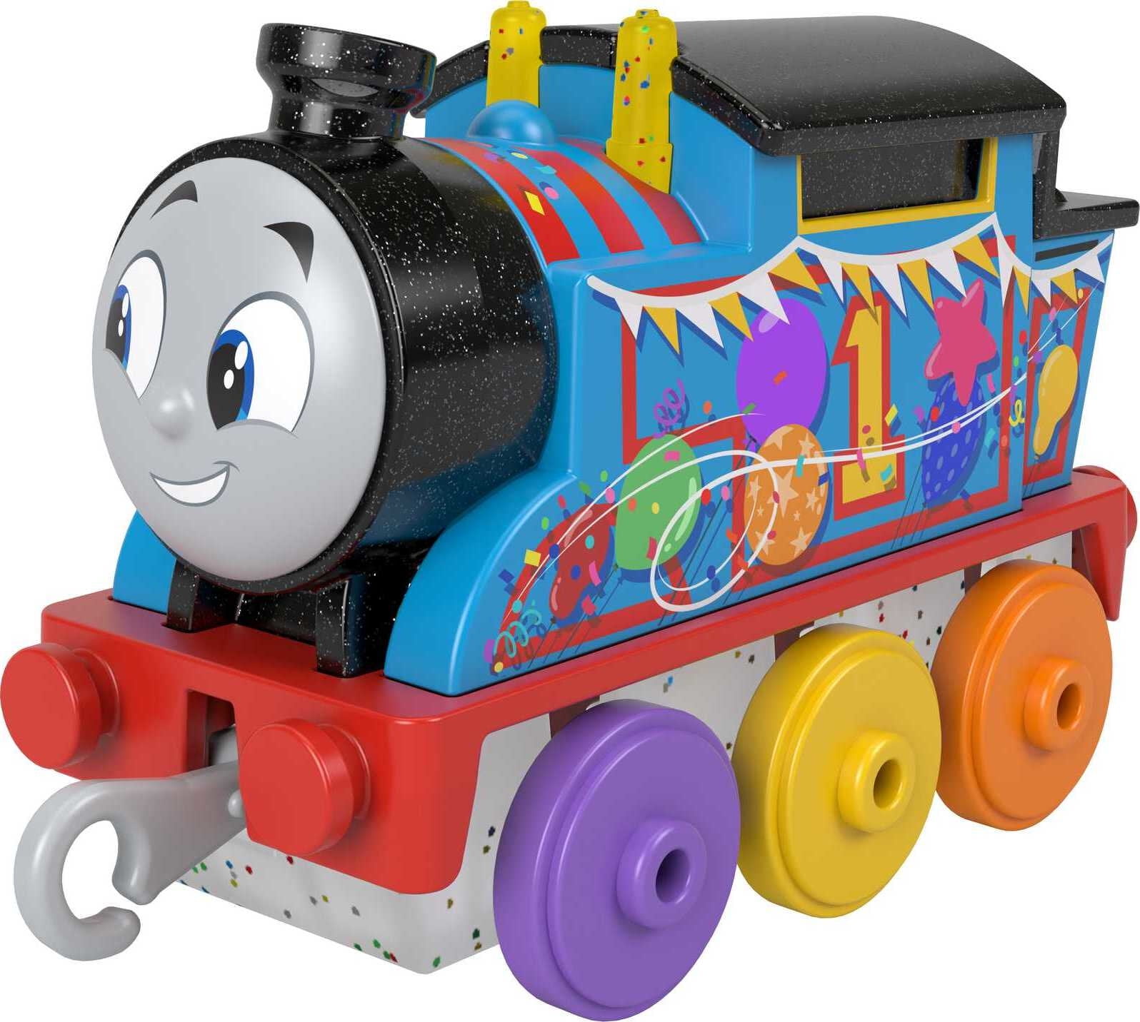 Thomas & Friends Toy Train, Celebration Thomas Diecast Metal Engine for ...