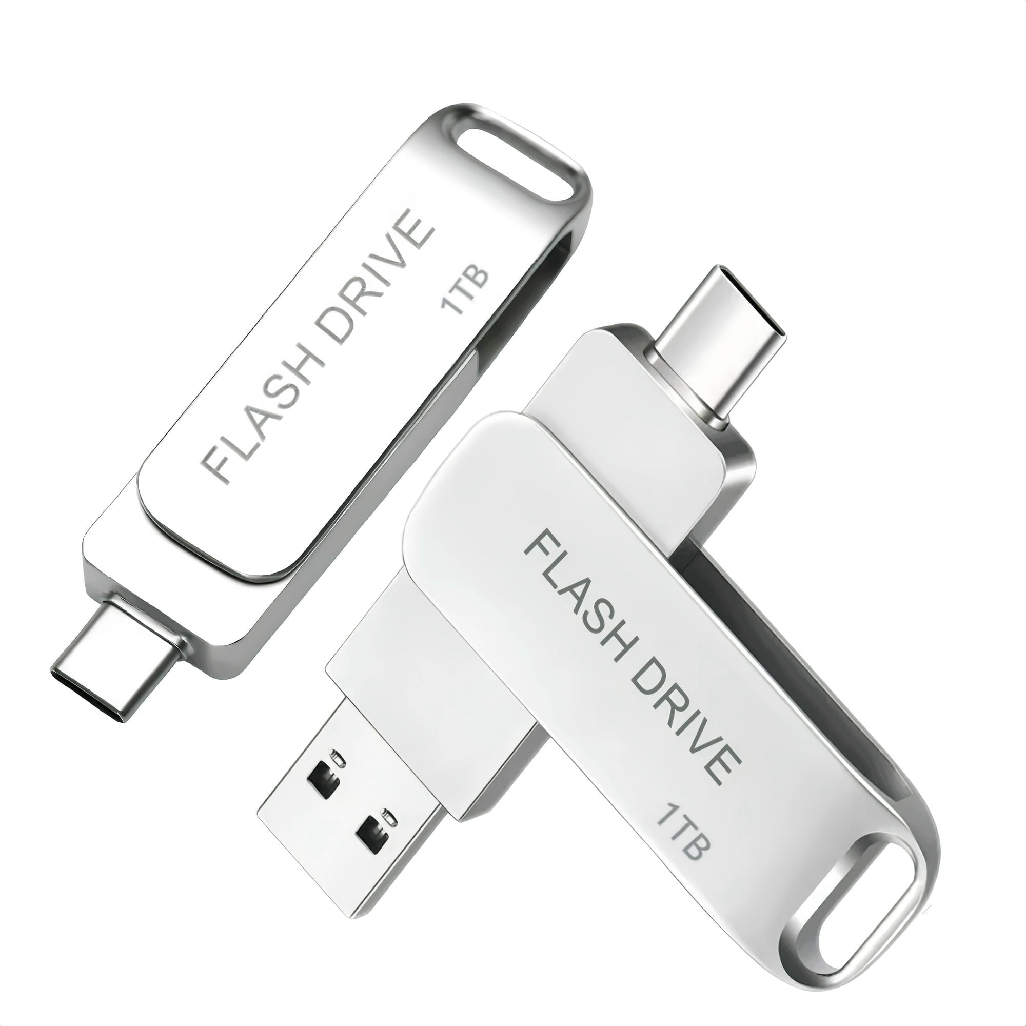 Dual USB Flash Drive 1TB/1000GB 2in1 Thumb Drive for Android/Tablet/PC ...