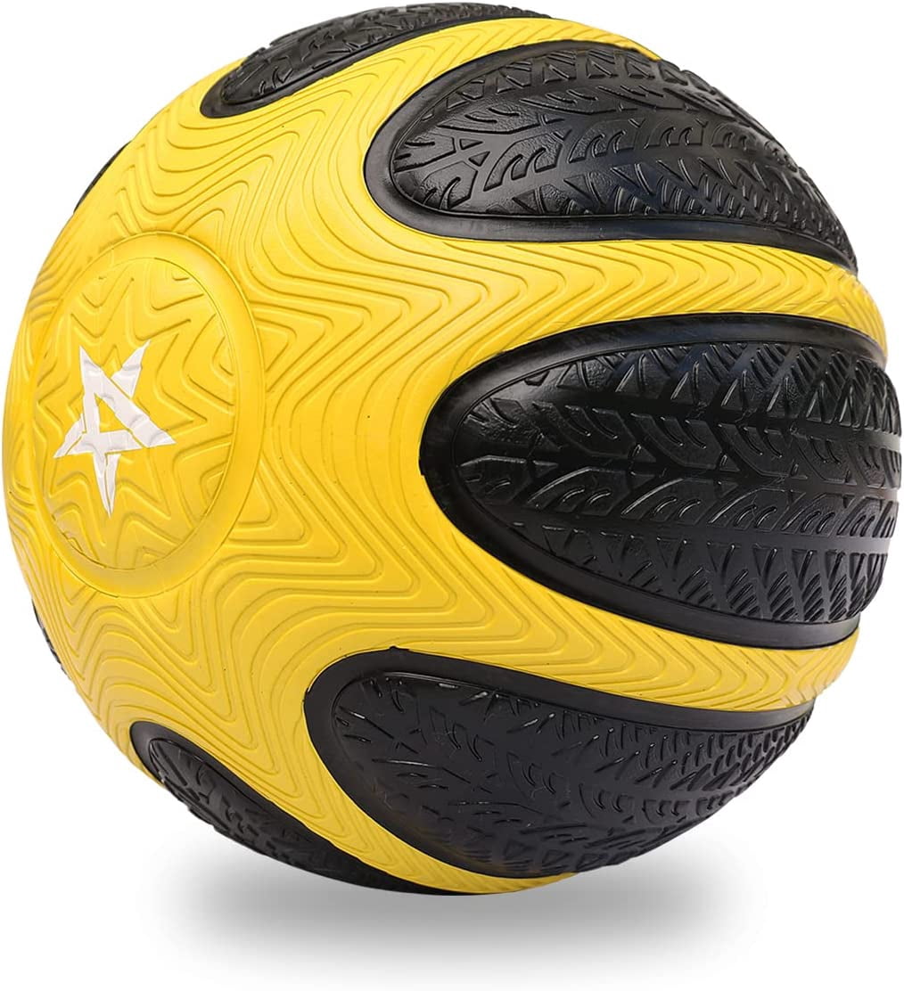 Yes4All 10lbs Med Exercise Ball Texture grip Black + Red - Walmart.com