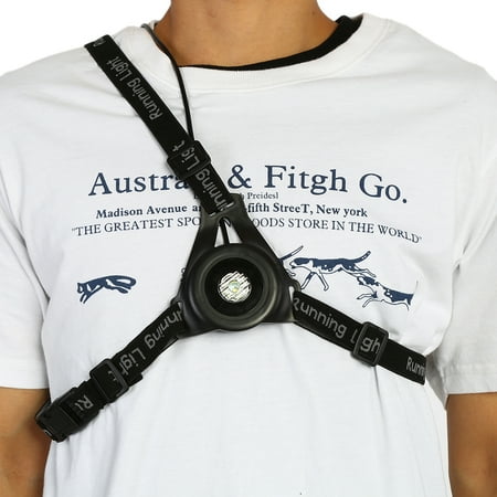 Peahefy Waterproof LED Chest Light Night Running Warning Lights ...