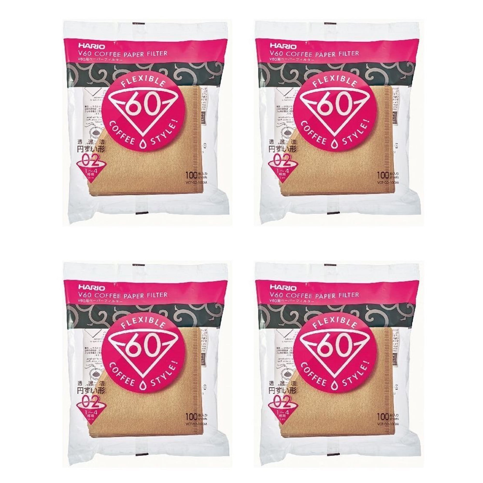 Click here for 4 X Hario 02 100-Count Coffee Natural Paper Filter... prices