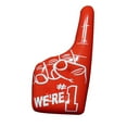 U. S. Toy Game Day Number One Fan Cheering Hand 16" Inflatable Toy, Red ...