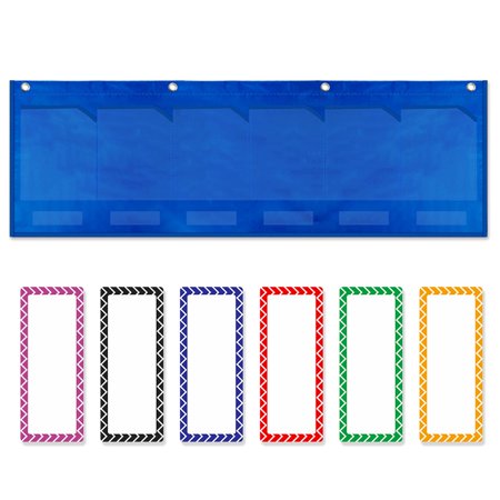 Classroom Pocket Chart Multipurpose with Labels Card Teaching Chart ...