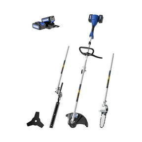Pulsar 40v Lithium-Ion Cordless String Trimmer and Edger with 2.0Ah ...