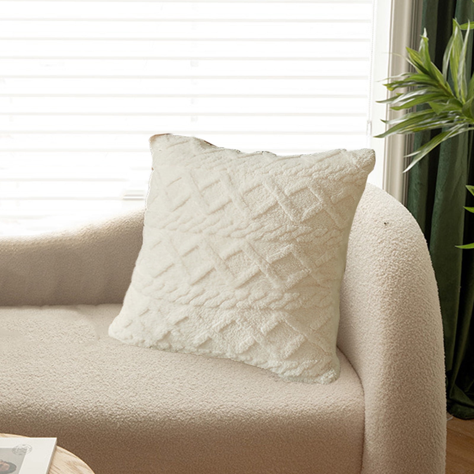 Click here for Wzzjkit Throw Pillow Covers  Solid Color Striped D... prices