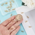 30Pcs Brass Cord Crimp Ends 2mm Inner Diameter Tube Cord End Caps with ...