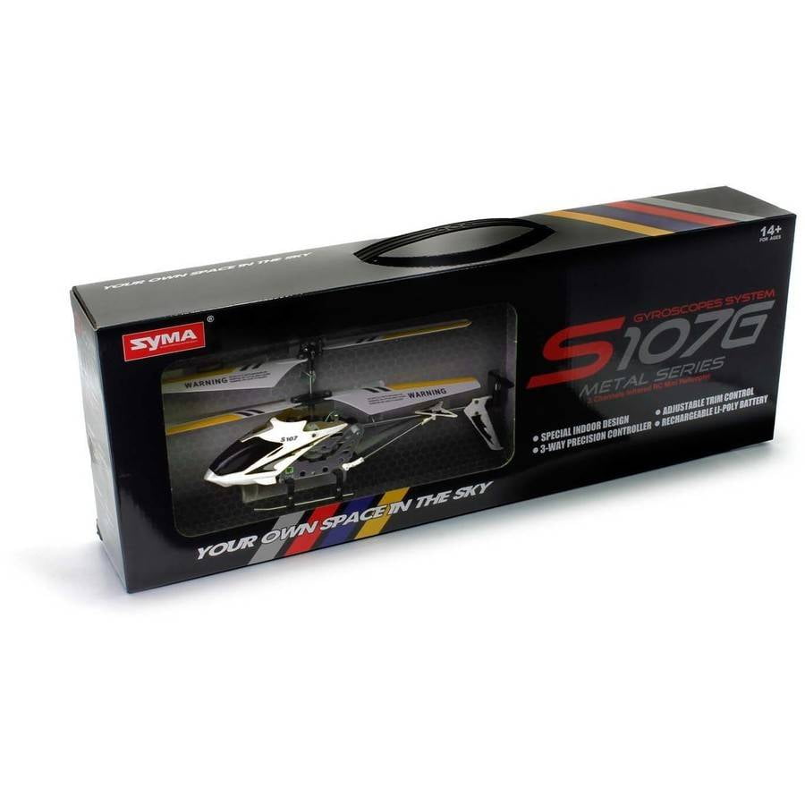 Syma S107G 3-Channel RC Helicopter with Gyro - Walmart.com - Walmart.com
