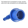 Uxcell 5.3x8mm Barbed x 20mm OD Spigot Straight PVC Pipe Fitting Hose ...