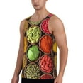 Fotbe Spices And Herbs Pattern Men's Quick Dry Workout Tank Top Gym ...