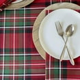 Holiday Plaid Yarn Dyed Fabric Table Cloth, Holiday, Winter, and ...