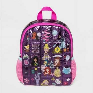 Disney Princess Girls School Backpack 16" with front pocket - Walmart.com