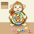 DUAONETS Children's Cartoon Sticky Target Ball Suction Cup Darts Target ...