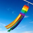 2 pc Cloth Column Windsock Flag for Outdoor Banner Decorations Colorful ...