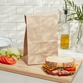 Great Value Self Standing Giant Lunch Bags, 50 Count, Sturdy Kraft ...